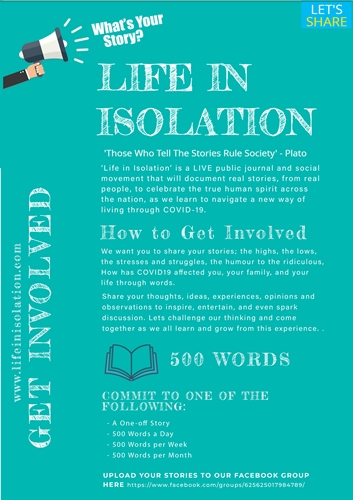 Life in Isolation; What's Your Story? :: National Association of ...