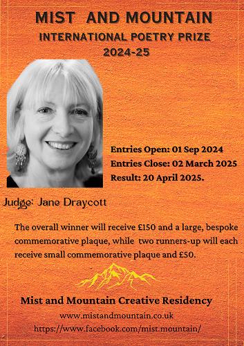 Mist and Mountain International Poetry Prize 2024-25 :: National ...